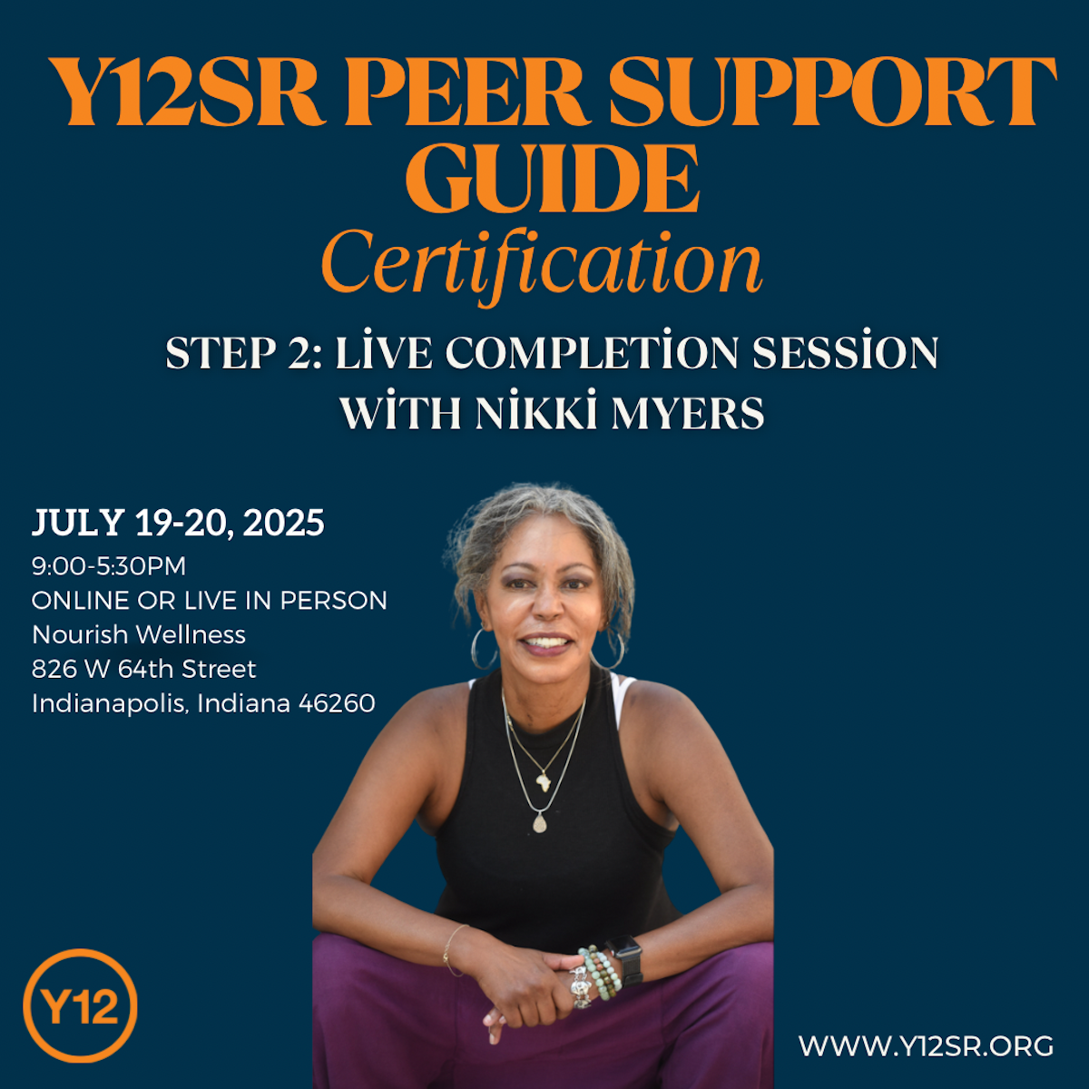 Union | Y12SR Peer Support Guide Certification: Step Two-Live Completion Session with Nikki ...